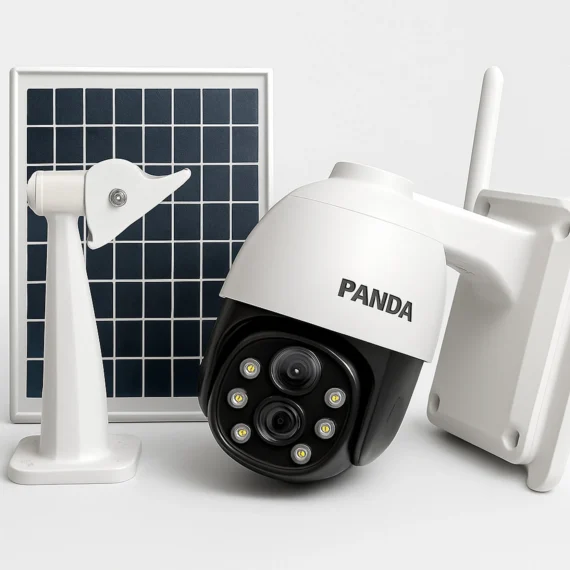Panda 4G 360 ptz camera with solar plate for charging battery 24H best ...